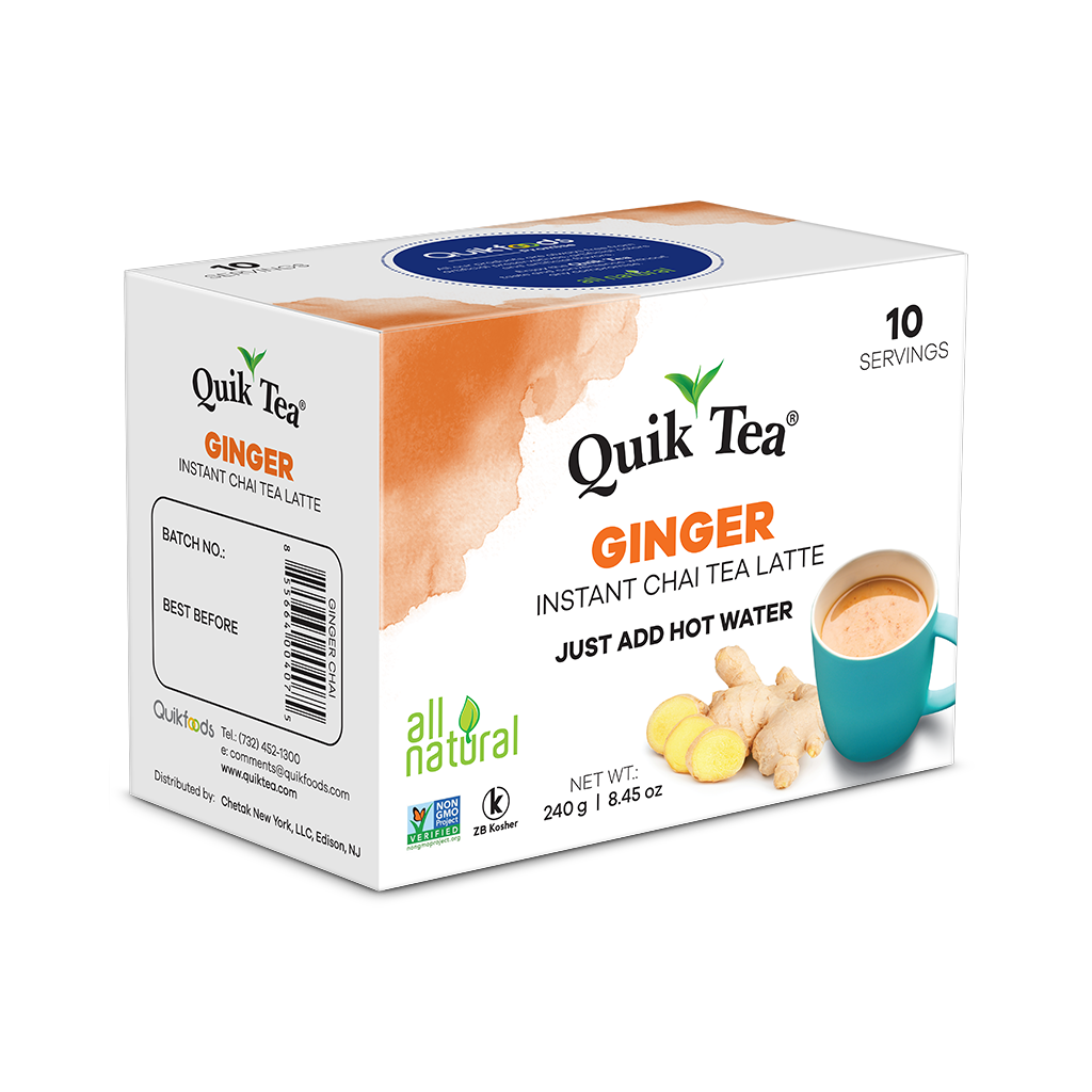 Ginger Chai Tea Latte | Single Serve | QuikTea